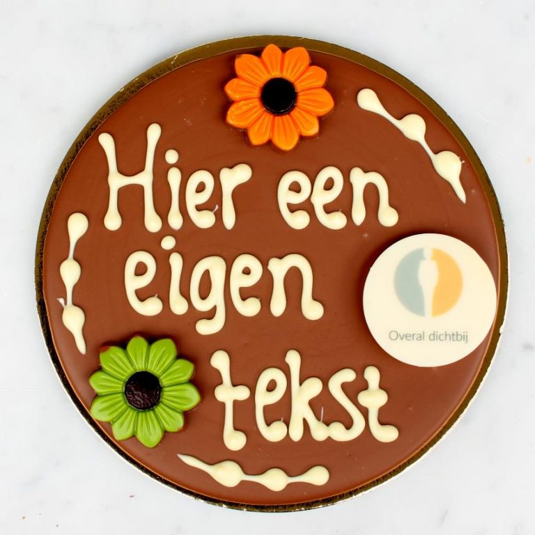 Chocoladehuis | Chocolade met eigen tekst