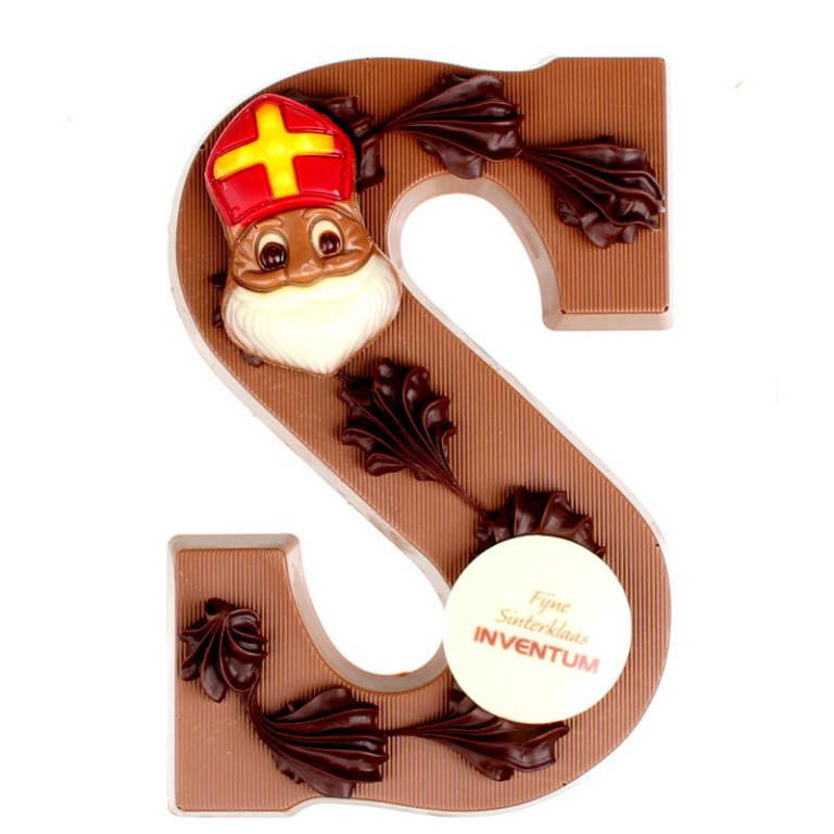 Het Chocoladehuis | Luxe melk chocolade letters met logo