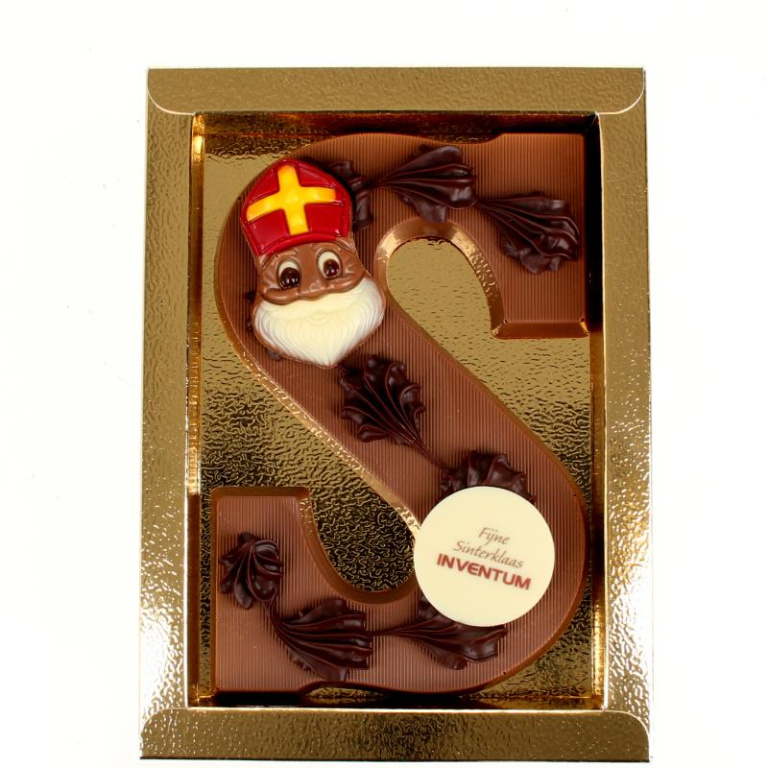 Het Chocoladehuis | Luxe melk chocolade letters met logo